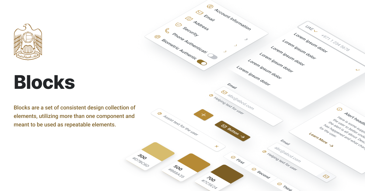 Blocks | UAE design system