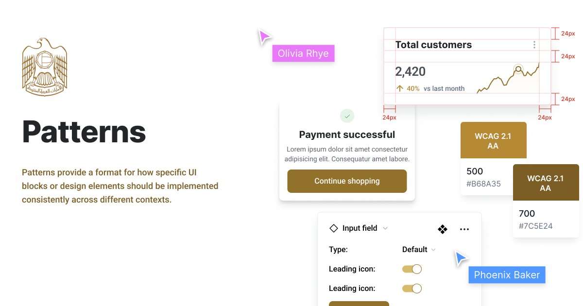 Patterns | UAE design system